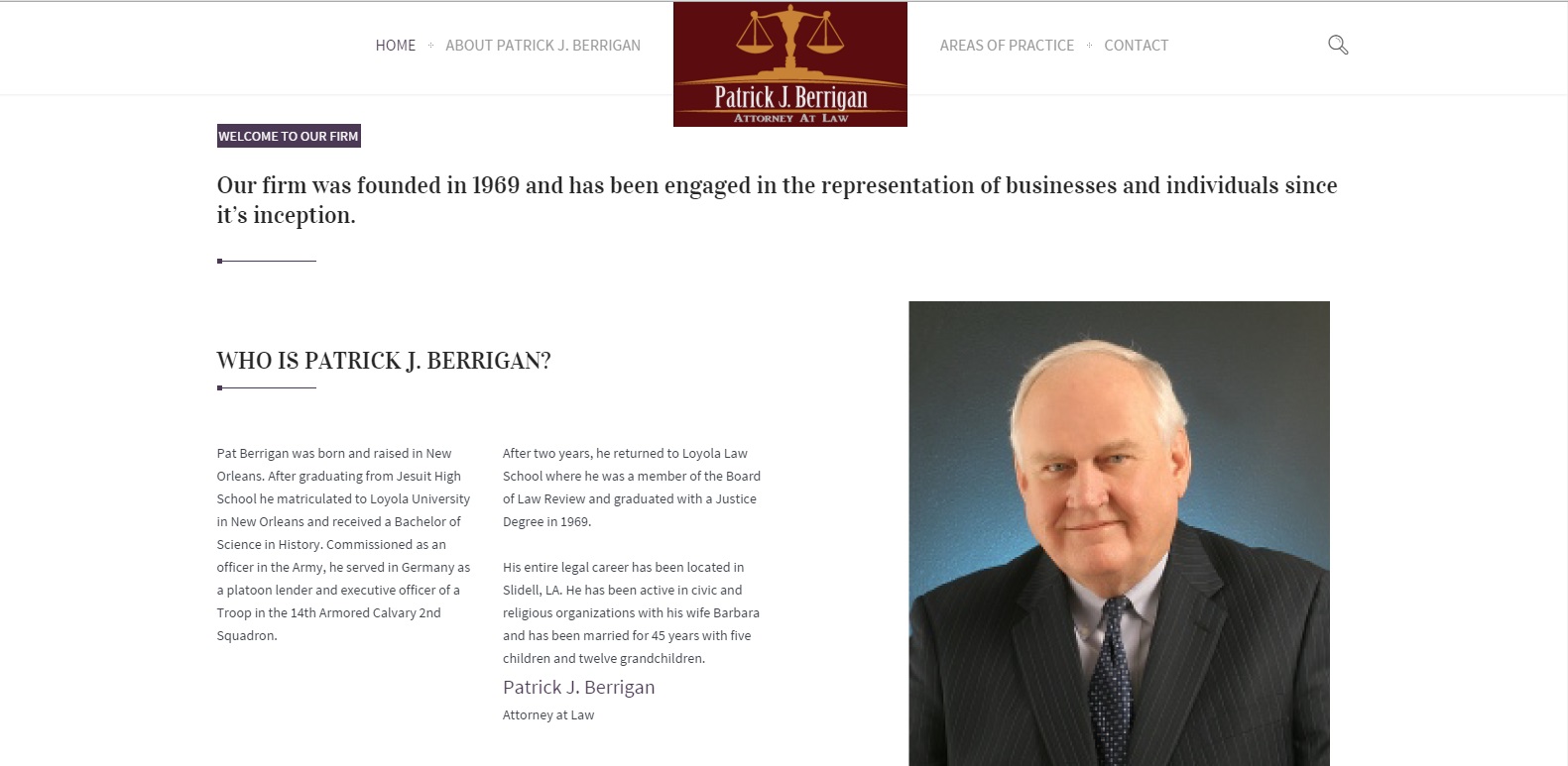 Patrick J. Berrigan - Bayou Web Design+