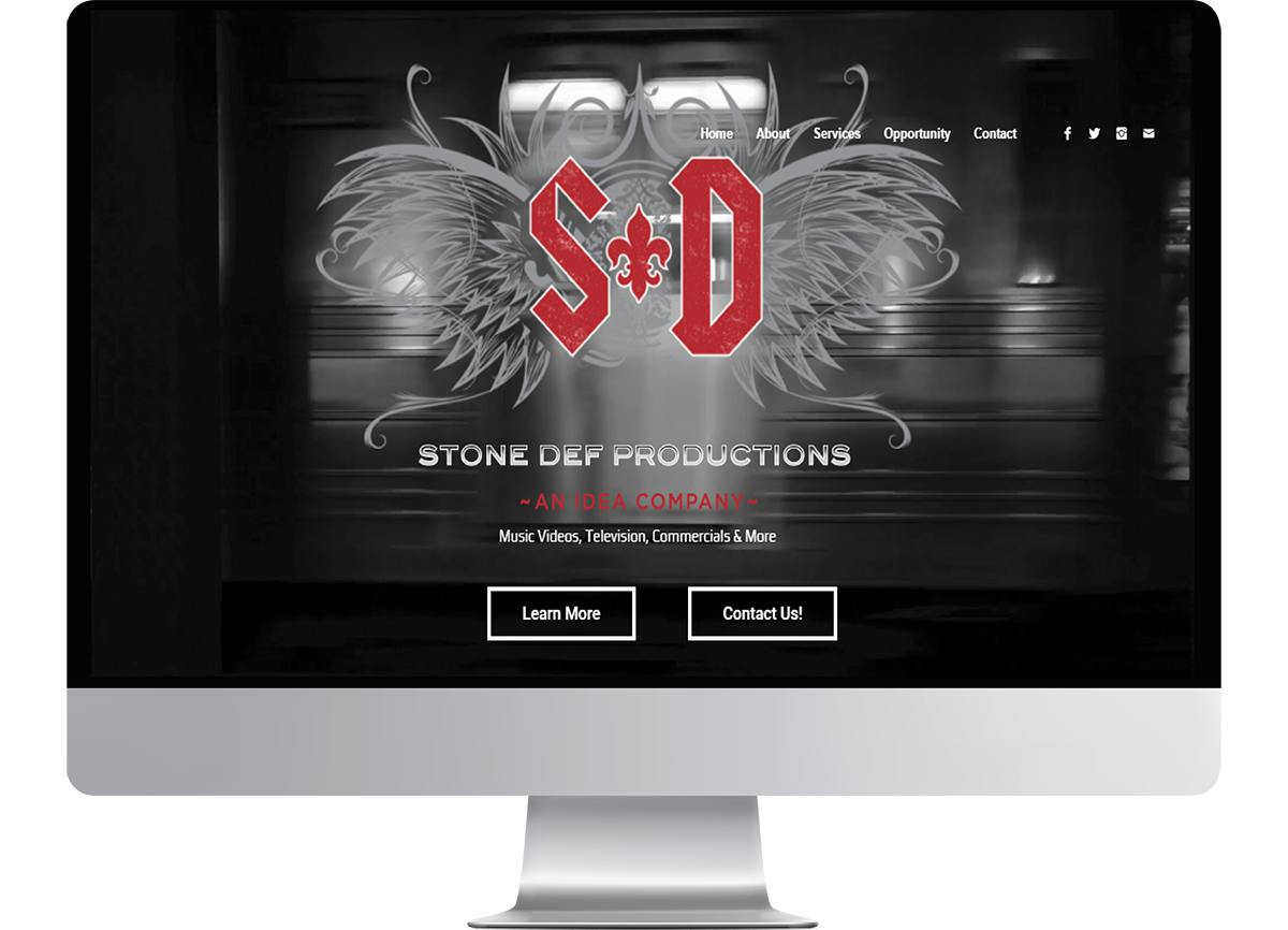 Stone Def Productions - Bayou Web Design+