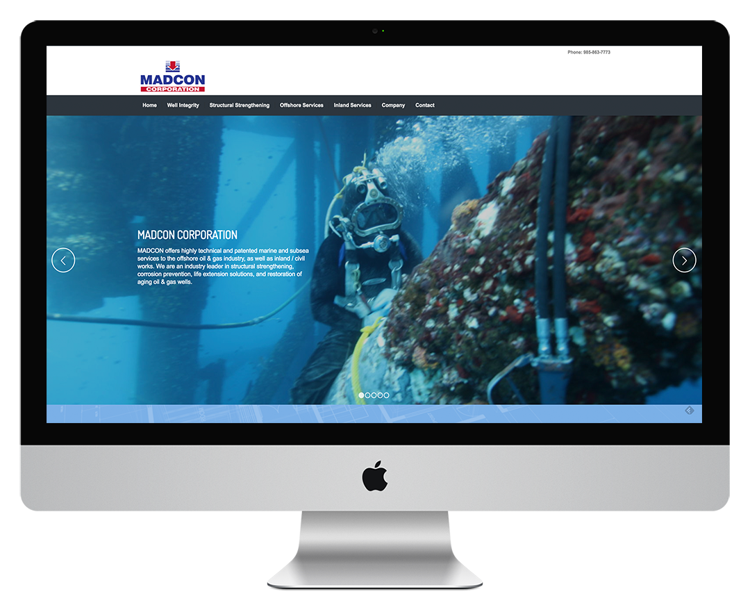 MADCON CORPORATION - Bayou Web Design+
