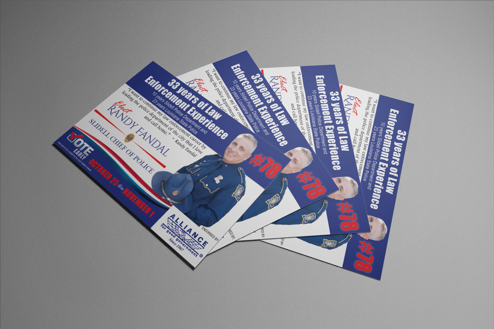 Mail Out Design for Political Campaign - Bayou Web Design+