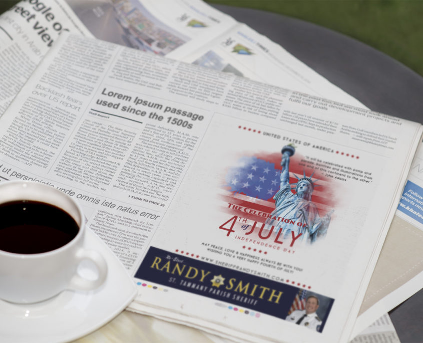 Newspaper Ad Designs - Bayou Web Design+